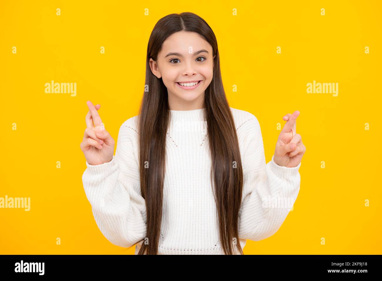 Baby With Fingers Crossed