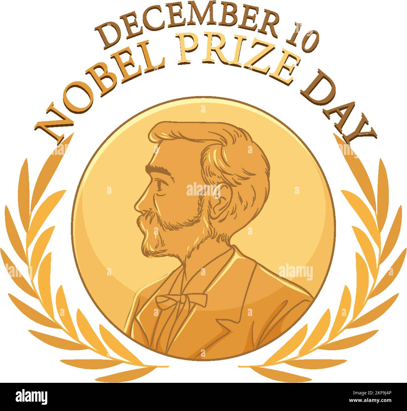 Nobel Prize Day Banner Design illustration Stock Vector Image & Art - Alamy