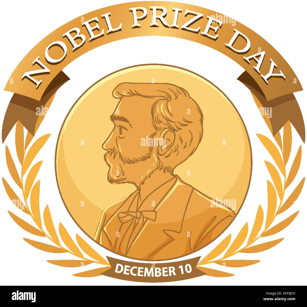 Nobel Prize Day Banner Design illustration Stock Vector Image & Art - Alamy