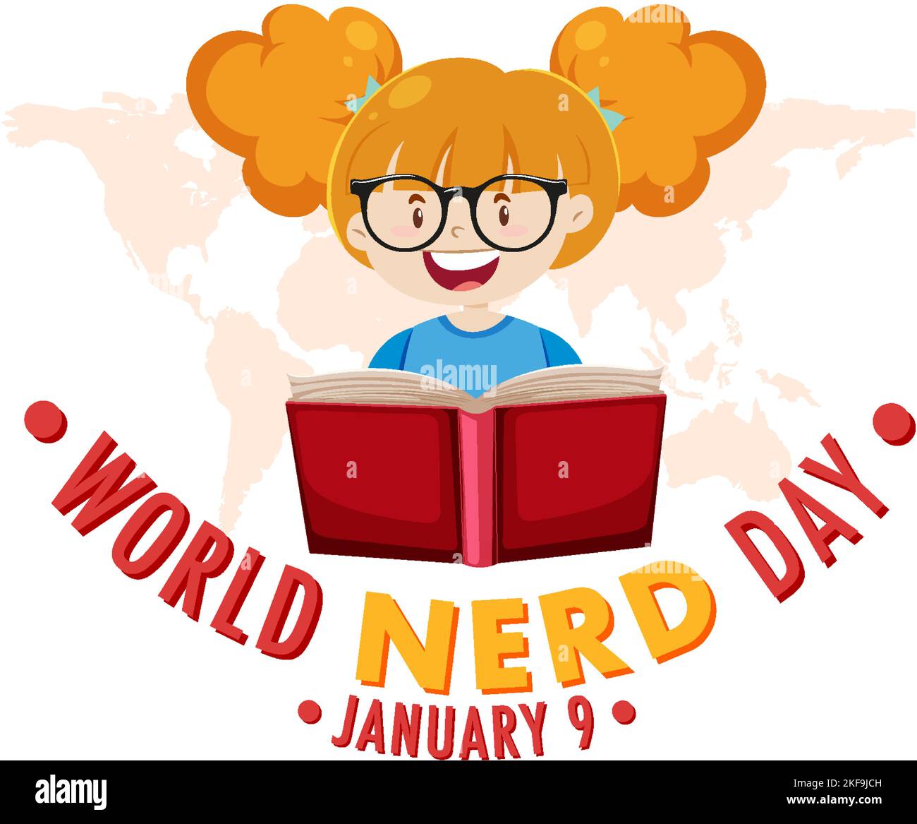 World Nerd Day banner design illustration Stock Vector Image & Art - Alamy