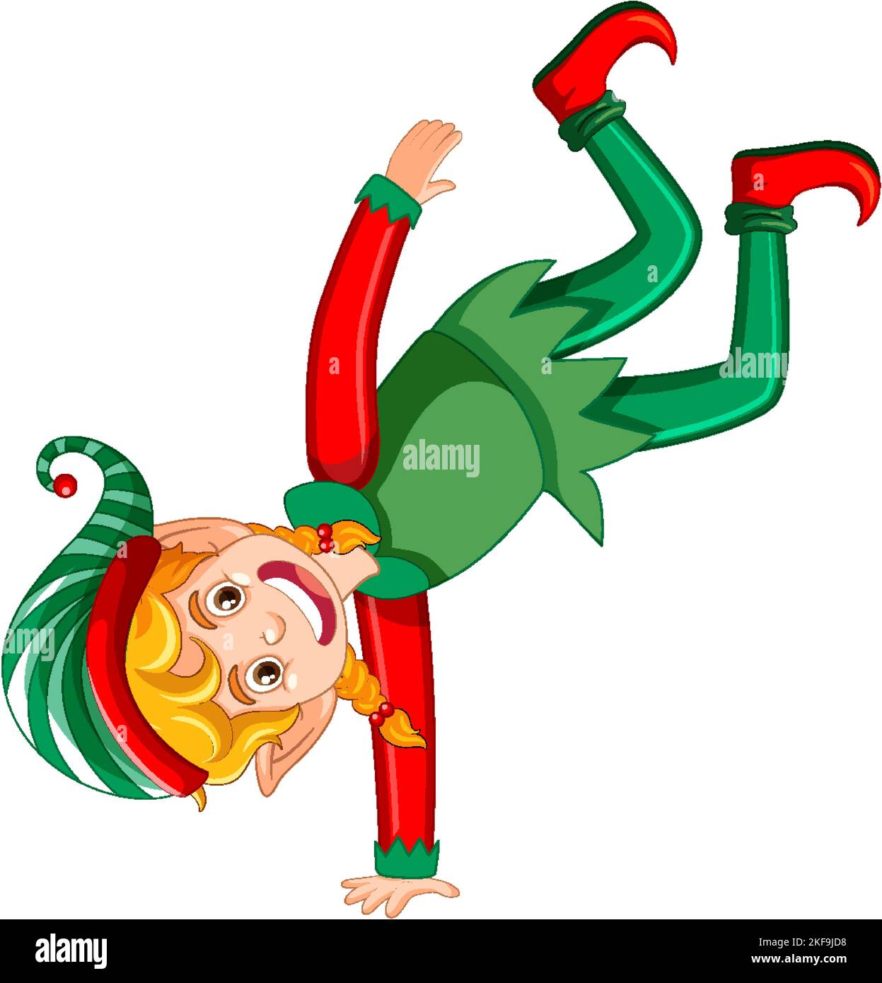 Elf dancing Stock Vector Images - Alamy