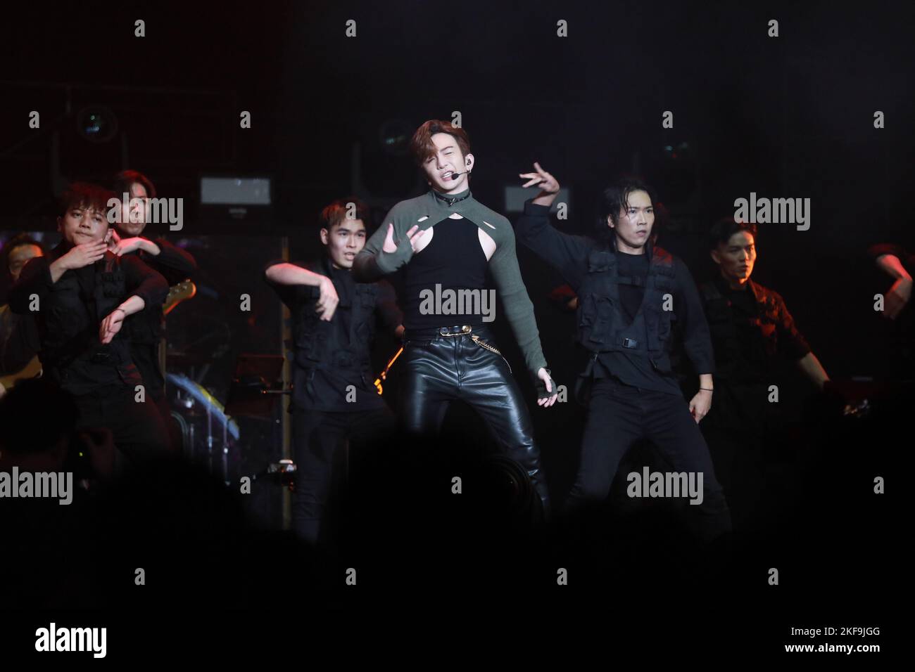Hong Kong singer, dancer and actor Anson Lo held a live concert in Hong ...