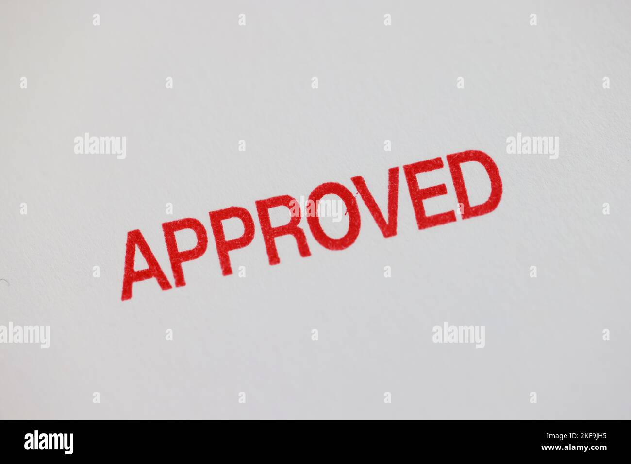 Accept stamp hi-res stock photography and images - Alamy