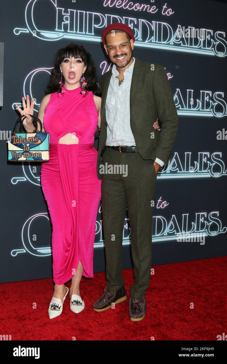 LOS ANGELES - NOV 15: Chelsea Devantez, Yassir Lester at the Welcome to ...