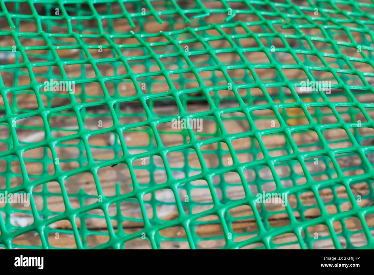 Plastic fence background, green fence close-up and texture Stock Photo ...