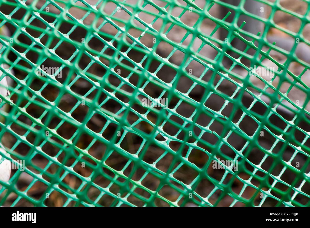 Plastic fence background, green fence close-up and texture Stock Photo ...