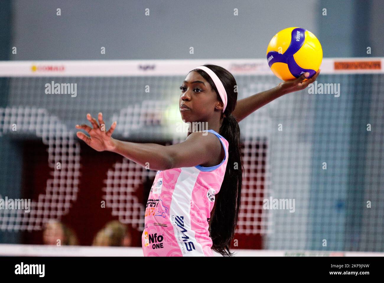 Pala Radi, Casalmaggiore (CR), Italy, November 16, 2022, Adhu Malual ...