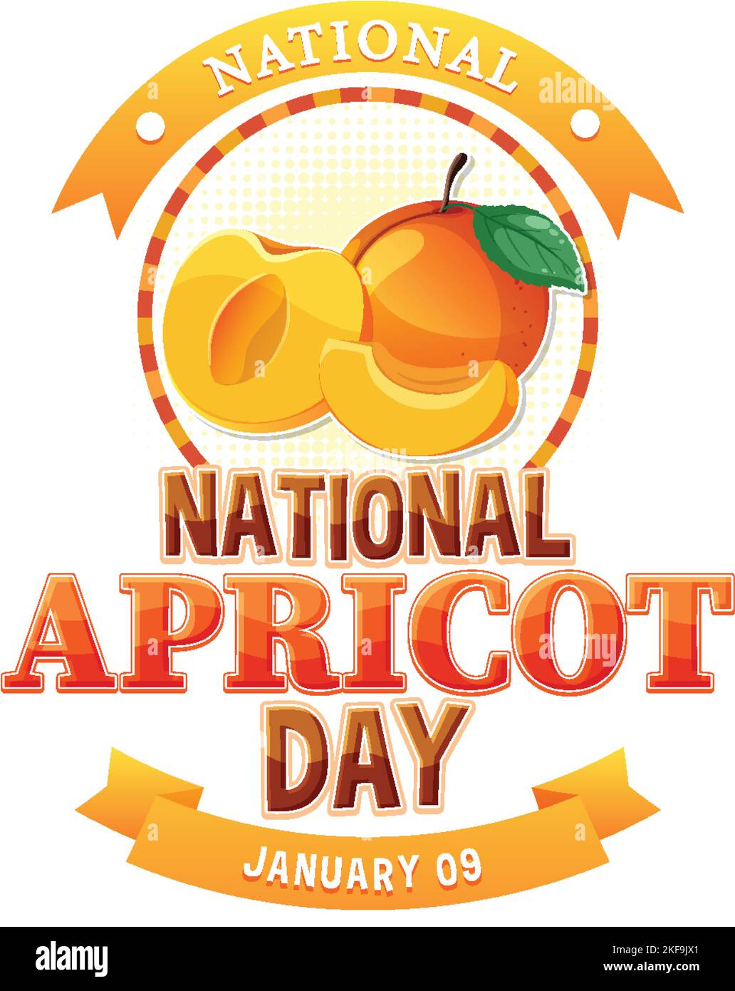 National apricot day icon illustration Stock Vector Image & Art - Alamy