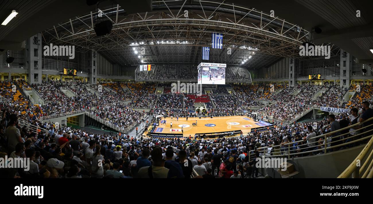 Oaka stadium in Athens, Greece, before a Greek National team game Stock ...