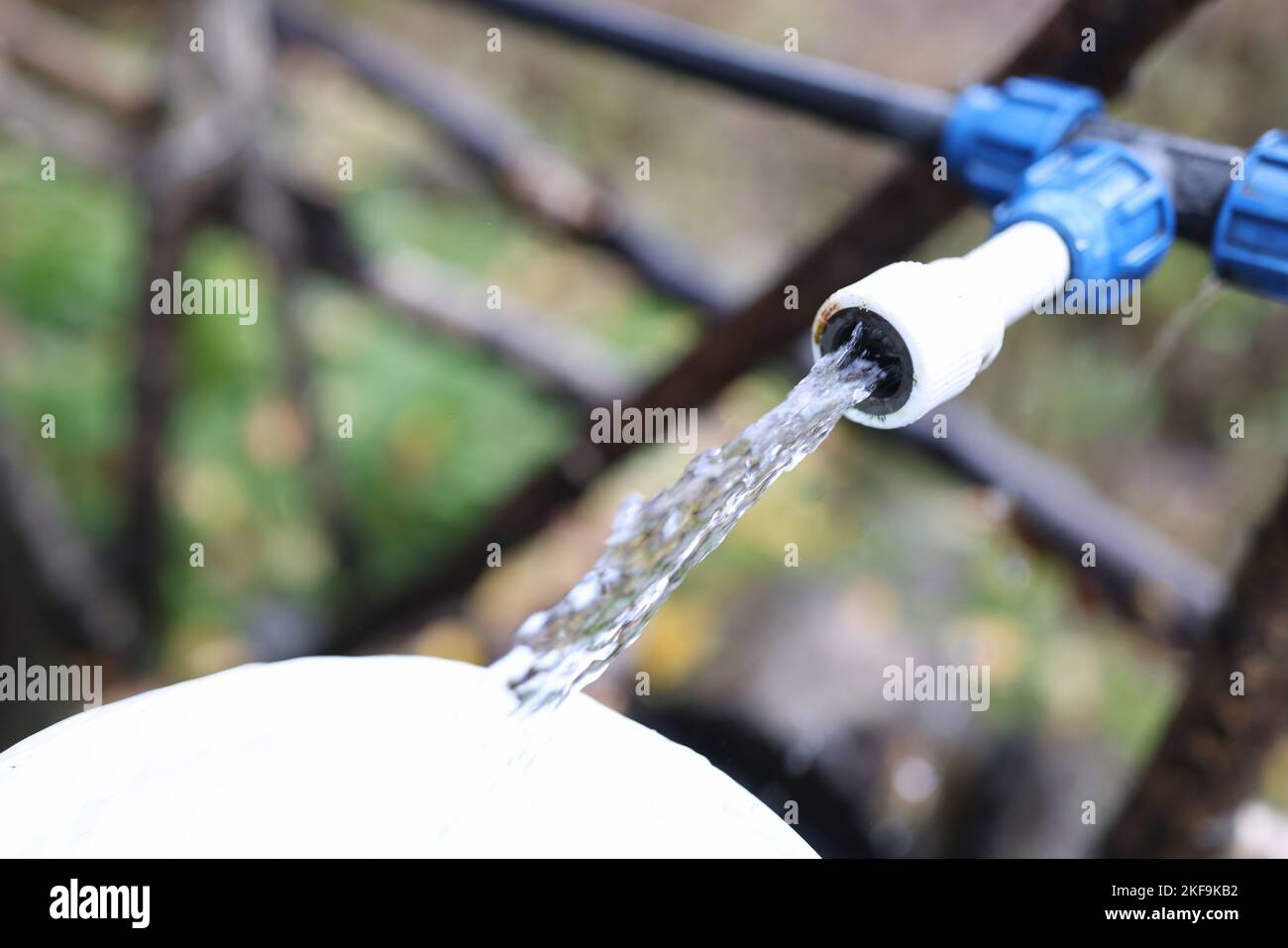 Water pipe system in agriculture Stock Photo - Alamy