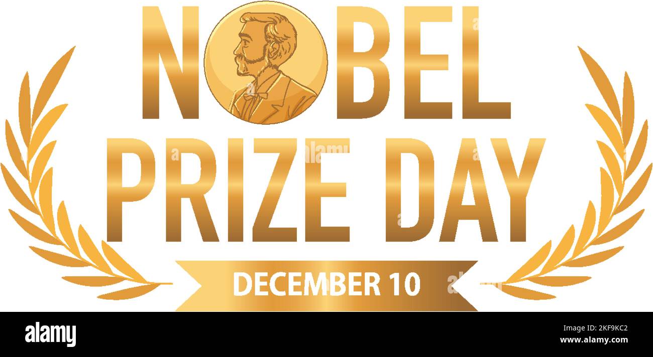 Nobel Prize Day Banner Design illustration Stock Vector Image & Art - Alamy