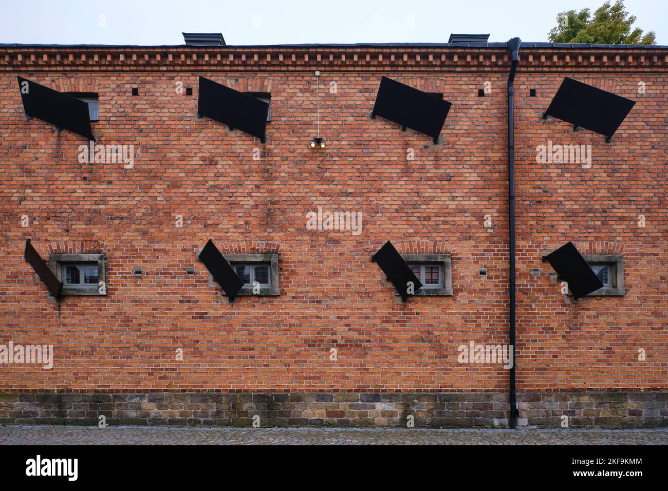Stockholm, Sweden - Sept 2022: Old brick traditional building facade in ...