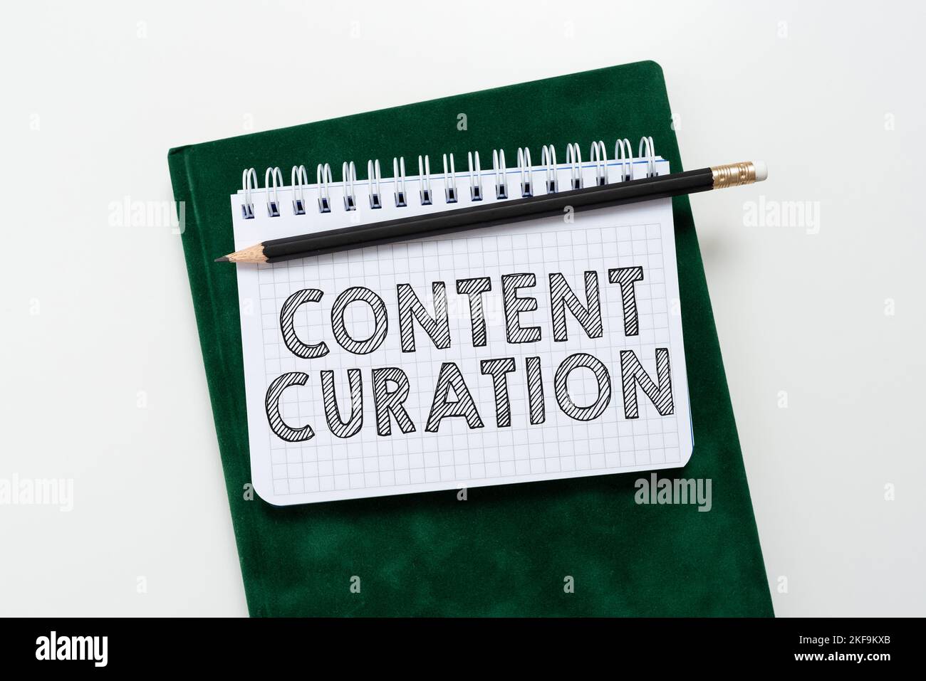 Sign displaying Content Curation. Business concept process of gathering ...