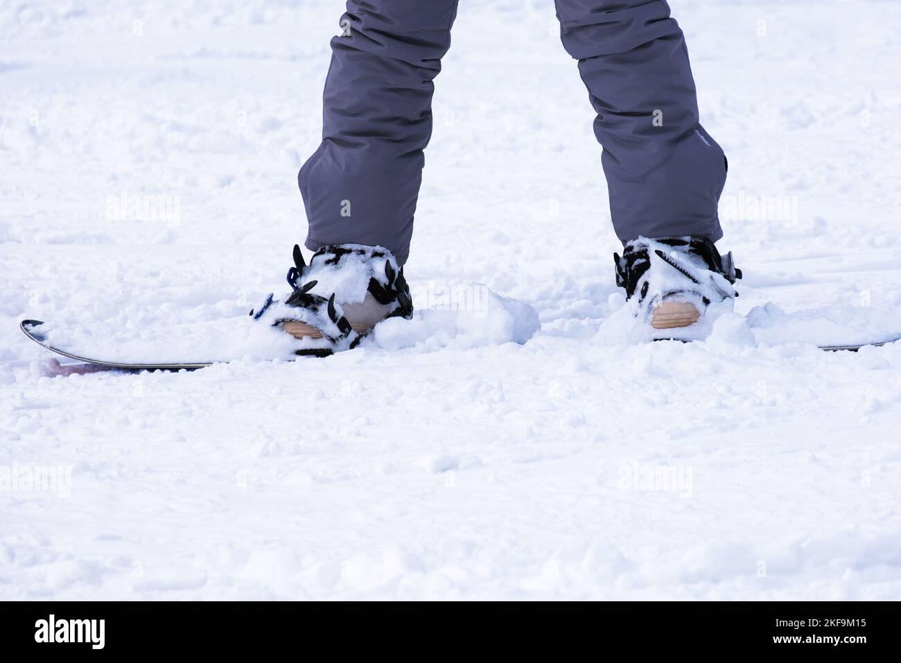 Snowboarder's feet on the mountain holidays. High quality photo Stock ...