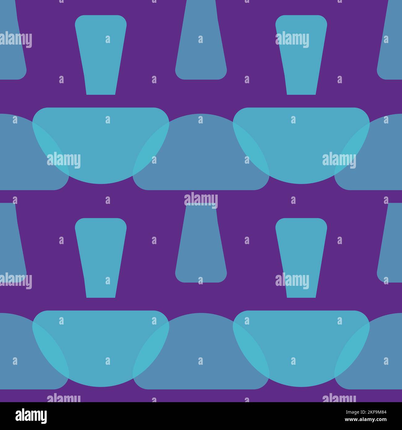 Vector Purple Mushrooms Textured repeat pattern background design Stock ...