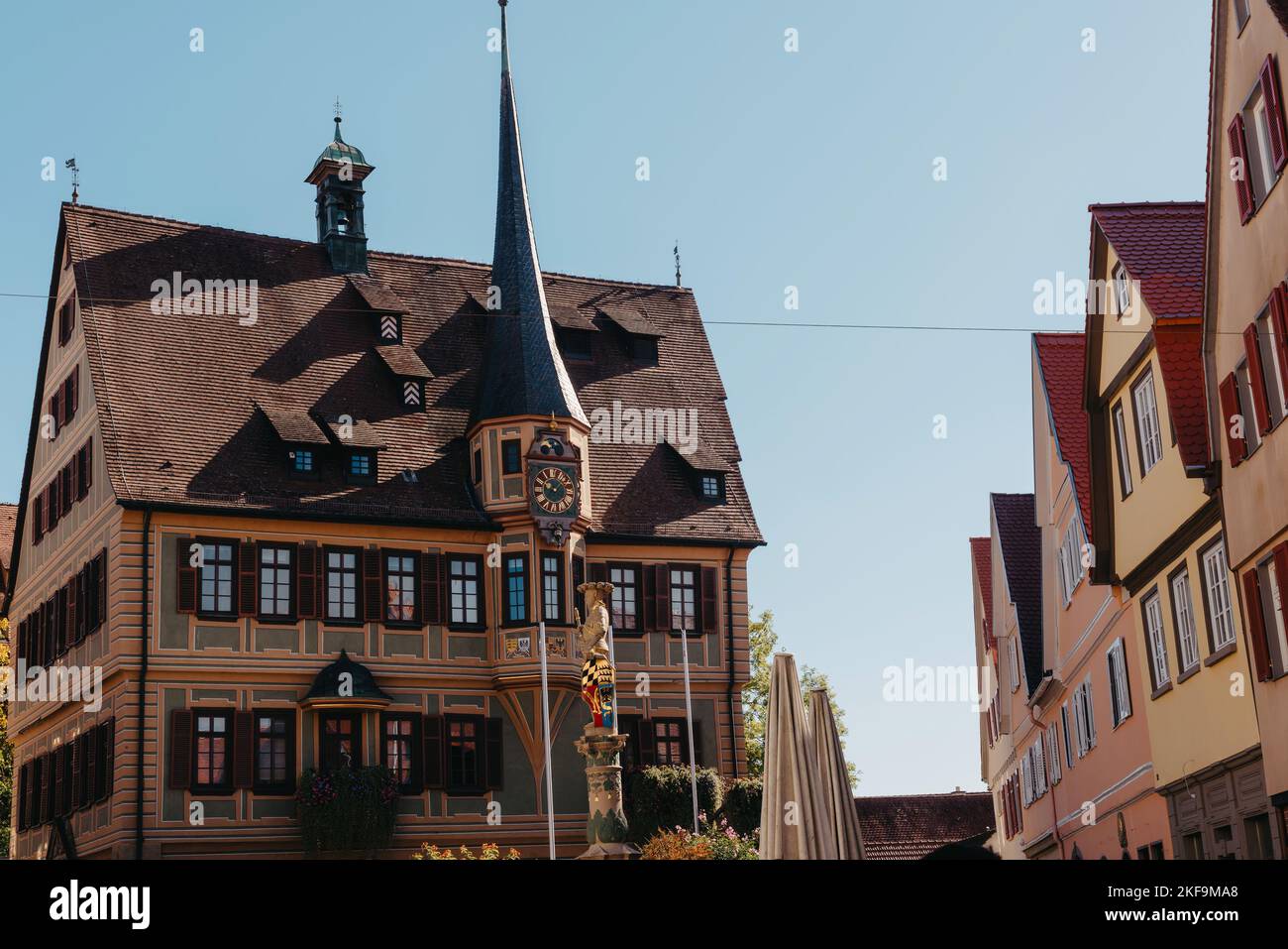 Old national German town house in Bietigheim-Bissingen, Baden ...