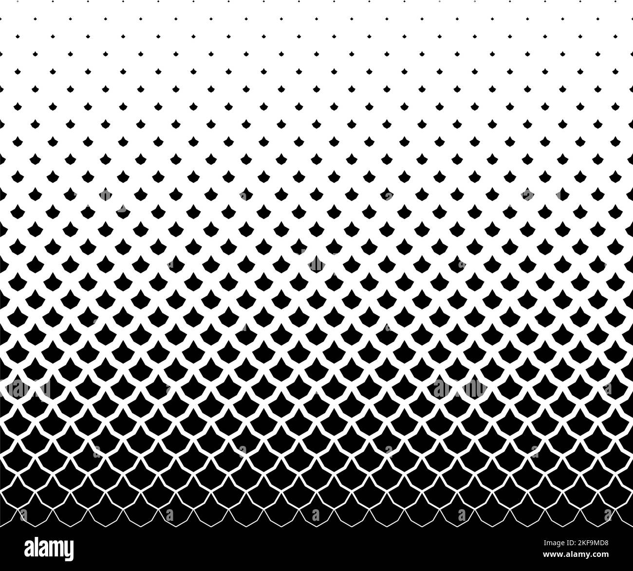 Geometric pattern of black figures on a white background.Option with an ...