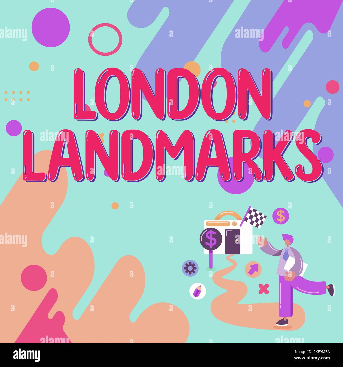 Writing displaying text London Landmarks. Word Written on most iconic ...