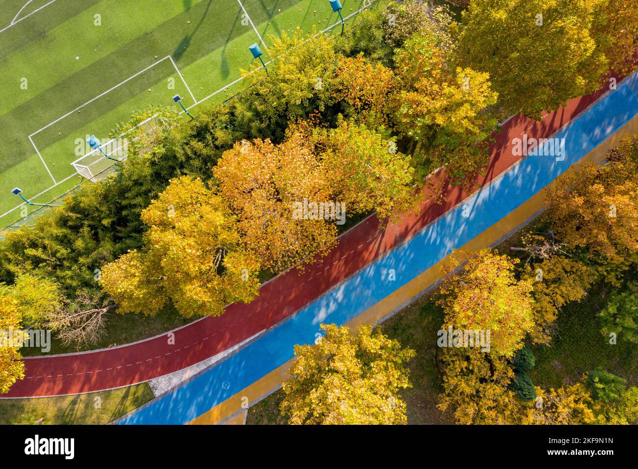 Aerial photo shows the most beautiful ballpark at West Canal Park in ...