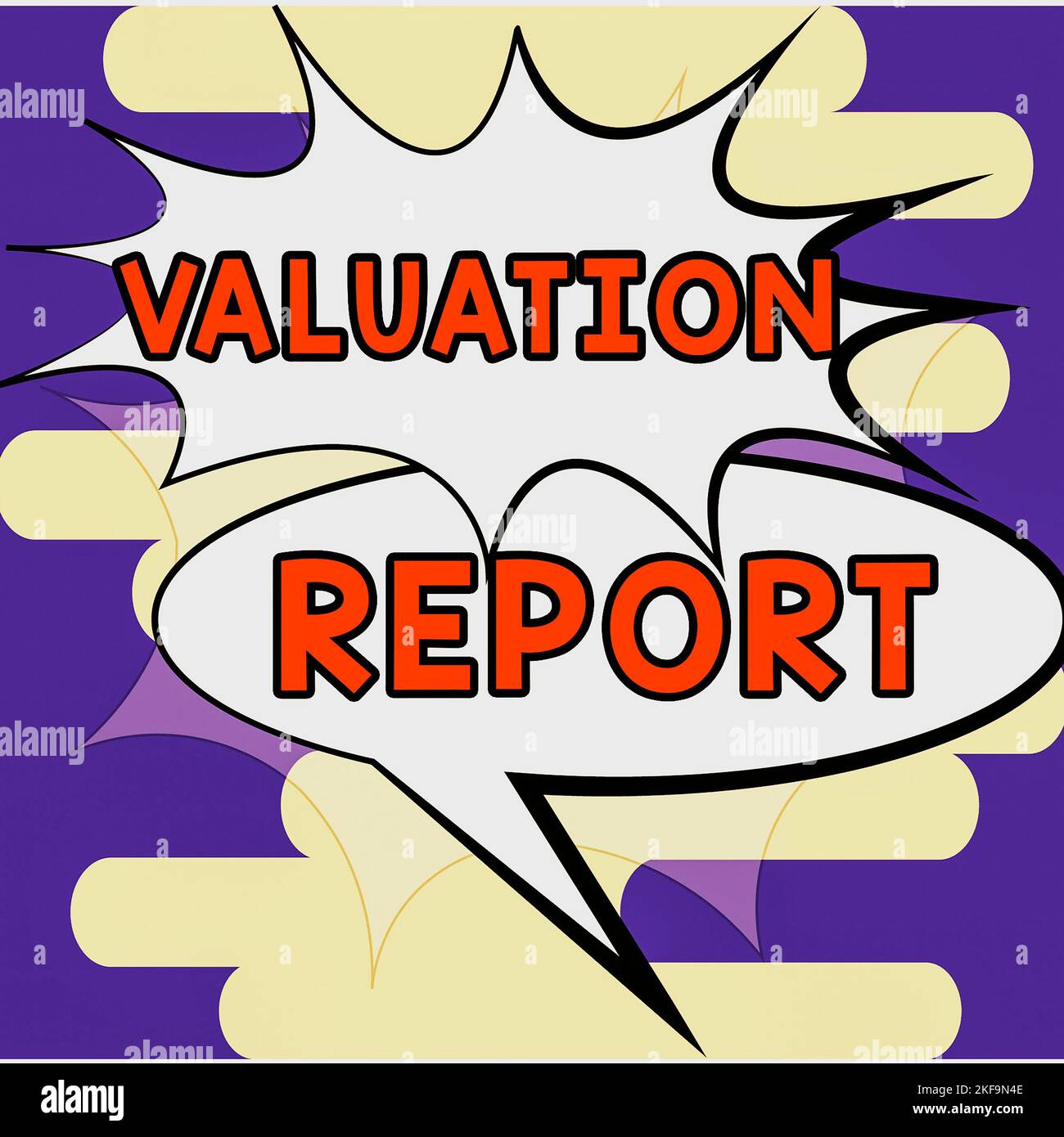 Conceptual display Valuation Report. Business approach process of ...