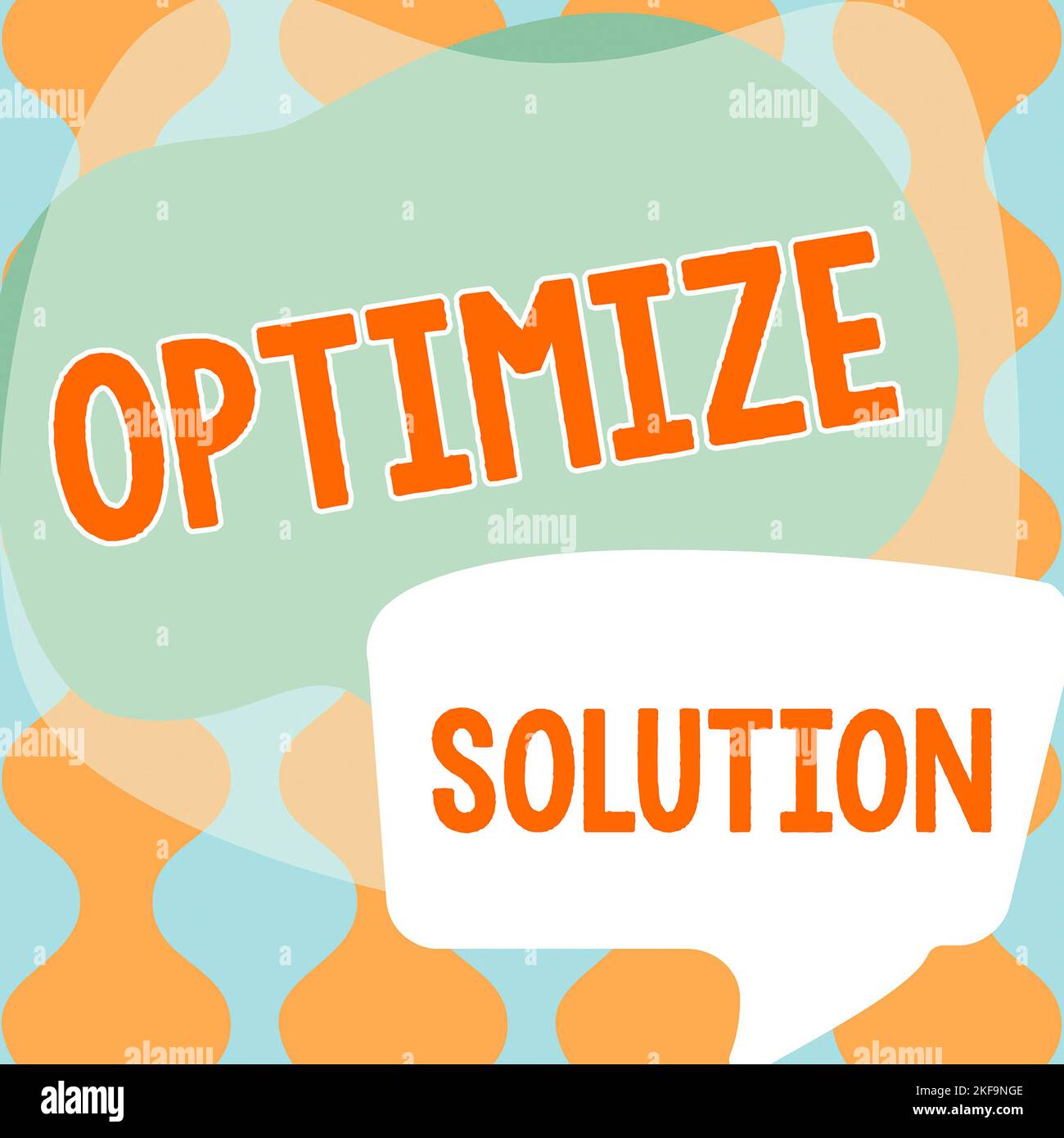 Text Caption Presenting Optimize Solution Word For Process Of Finding