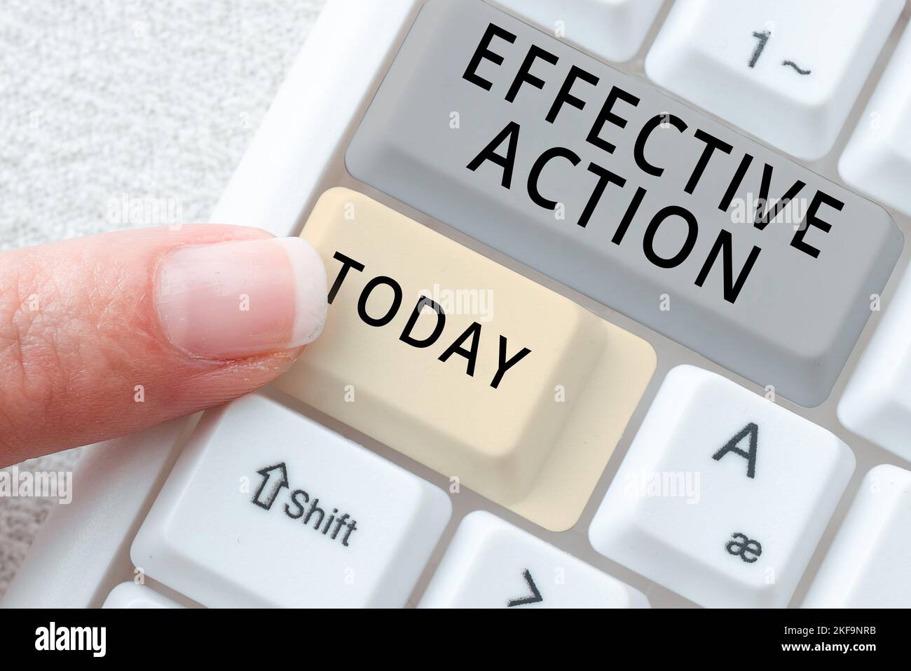 Conceptual display Effective Action. Word Written on producing the ...