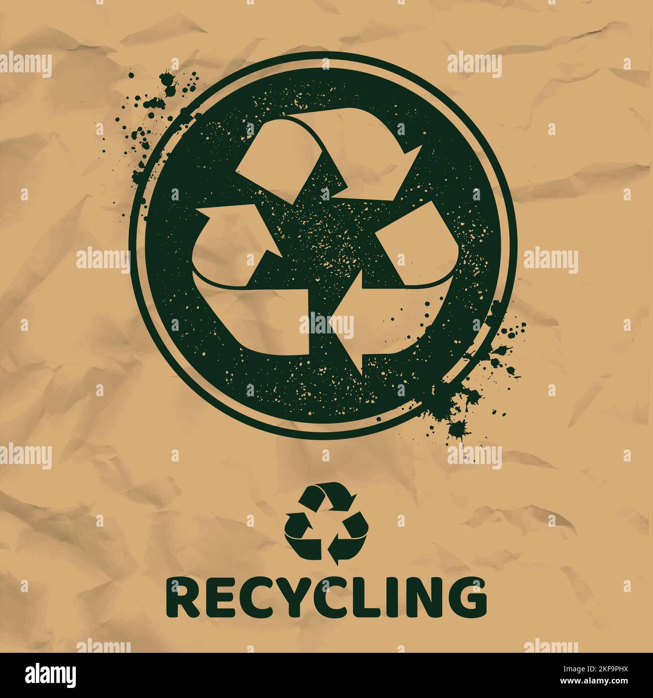 Eco sign arrow triangle hi-res stock photography and images - Alamy