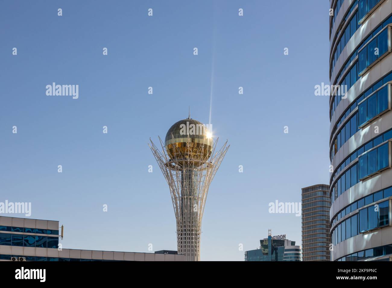 October 15, 2022 Astana, Republic of Kazakhstan: Landmark of the city ...