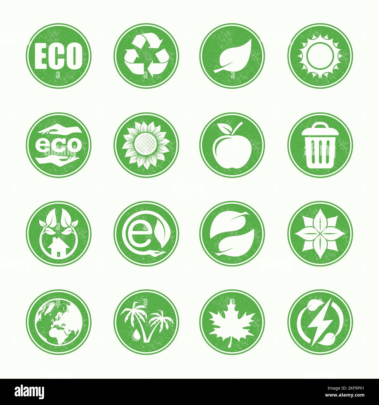 Eco friendly green grunge Cut Out Stock Images & Pictures - Alamy