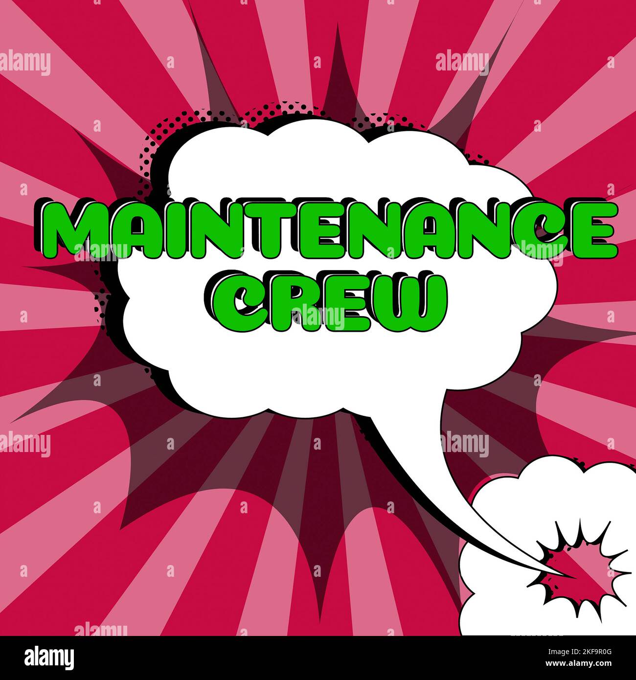 Conceptual caption Maintenance Crew. Business overview responsible for ...