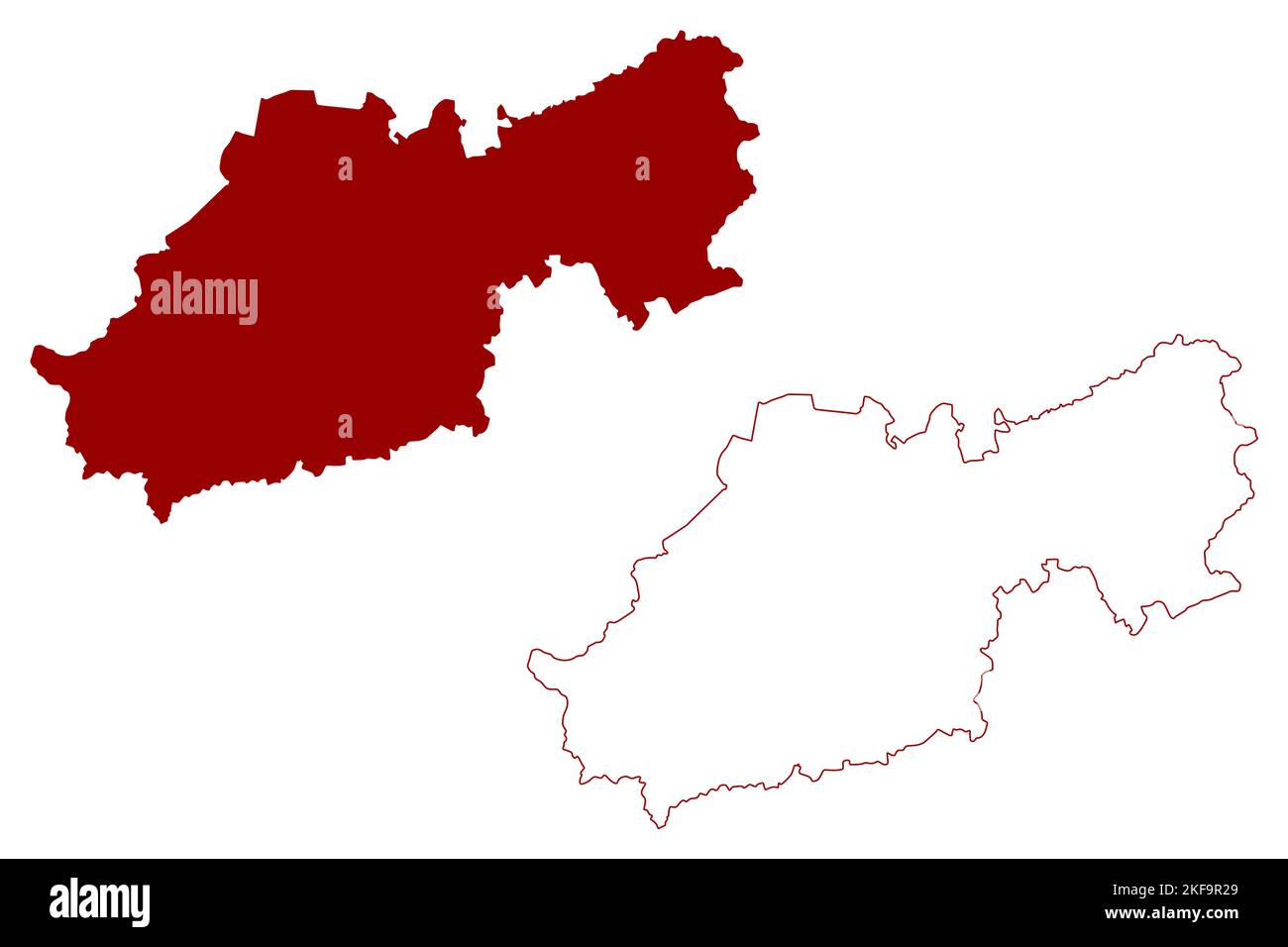 Map somerset uk Stock Vector Images - Alamy