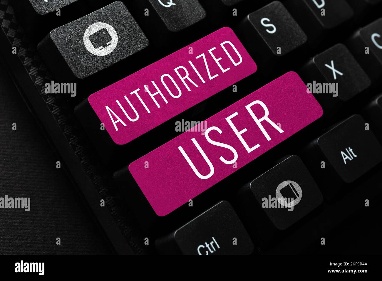 Text sign showing Authorized User. Conceptual photo person granted ...