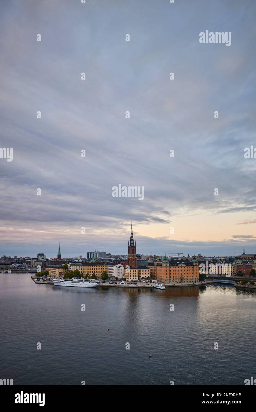 Stockholm, Sweden - Sept 2022: Scenic panoramic aerial view of ...