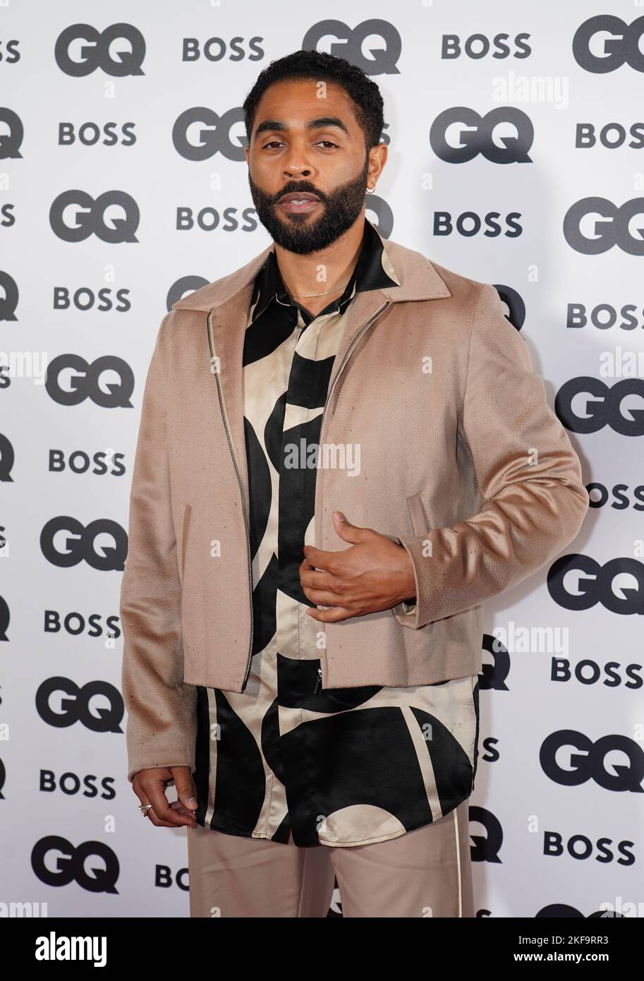 Anthony Welsh attending the GQ Men of the Year Awards at the Mandarin ...