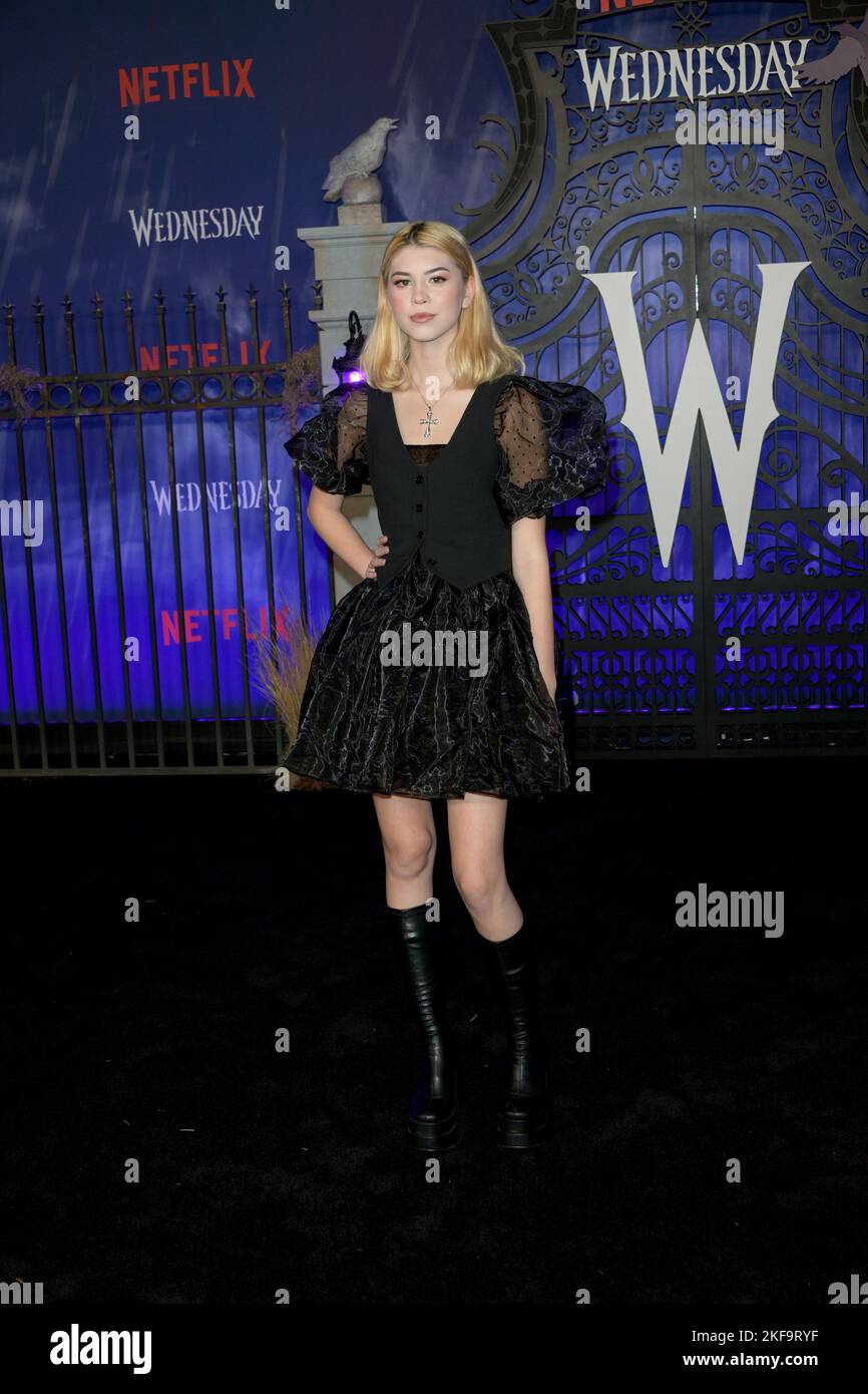 Los Angeles Premiere Of Netflix`s `Wednesday` TV Show. -PICTURED ...