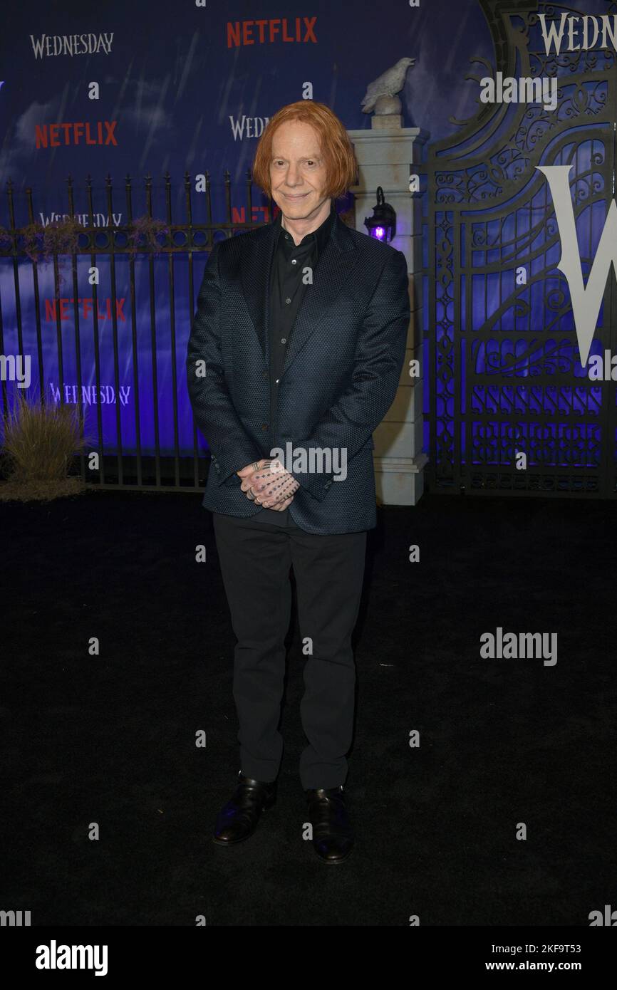 Los Angeles Premiere Of Netflix`s `Wednesday` TV Show. -PICTURED: Danny ...