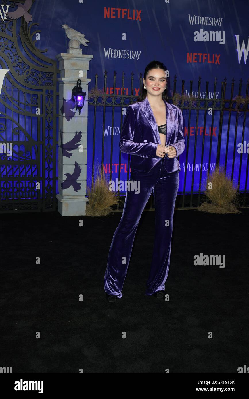 Los Angeles Premiere Of Netflix`s `Wednesday` TV Show. -PICTURED ...