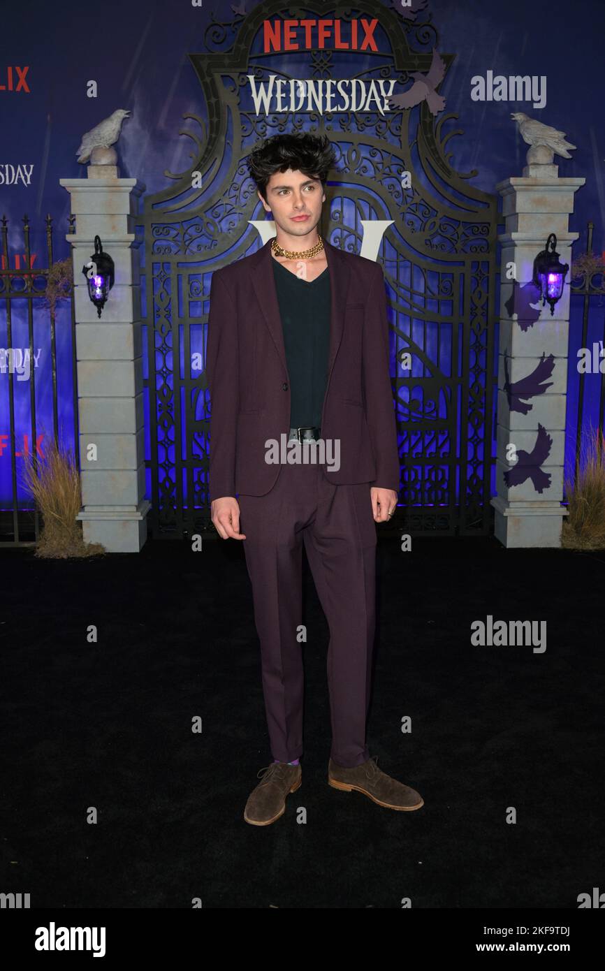 Los Angeles Premiere Of Netflix`s `Wednesday` TV Show. -PICTURED: Dylan ...