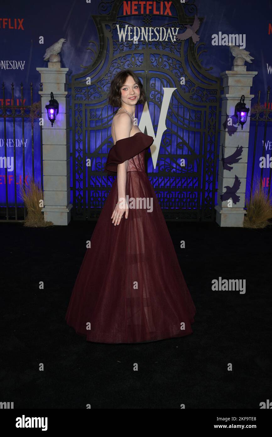 Los Angeles Premiere Of Netflix`s `Wednesday` TV Show. -PICTURED: Emma ...