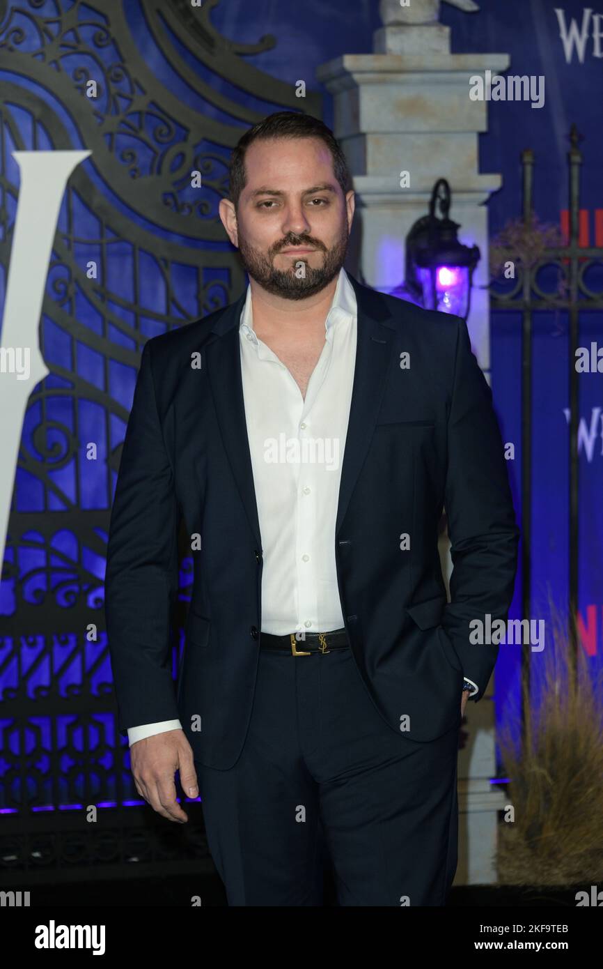 Los Angeles Premiere Of Netflix`s `Wednesday` TV Show. -PICTURED: Jorge ...