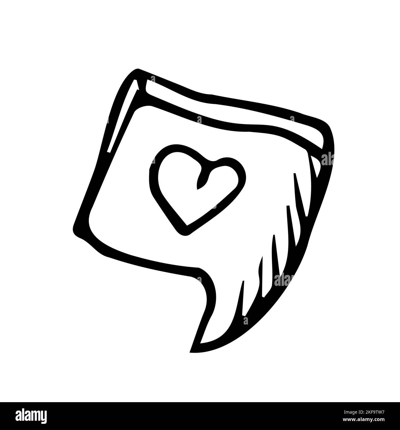 Hand drawn speech bubble isolated on white background. Dialog balloon ...