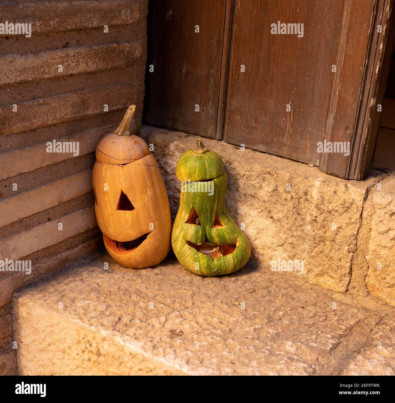 Halloween decoration. Trick or treat in the fall and fall season ...