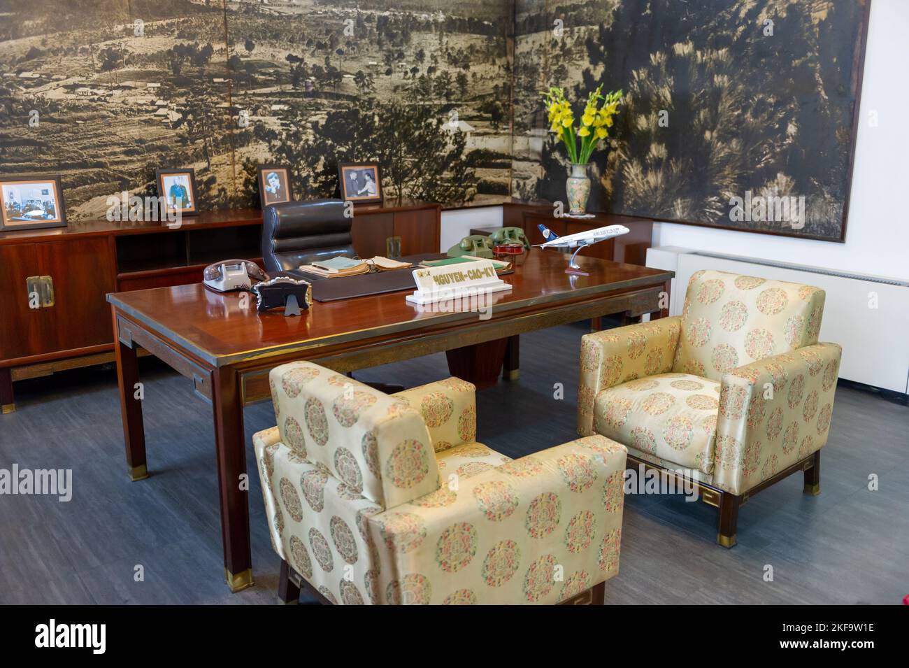 The Vice Presidents Office at the Reunification Palace, Ho Chi Minh ...