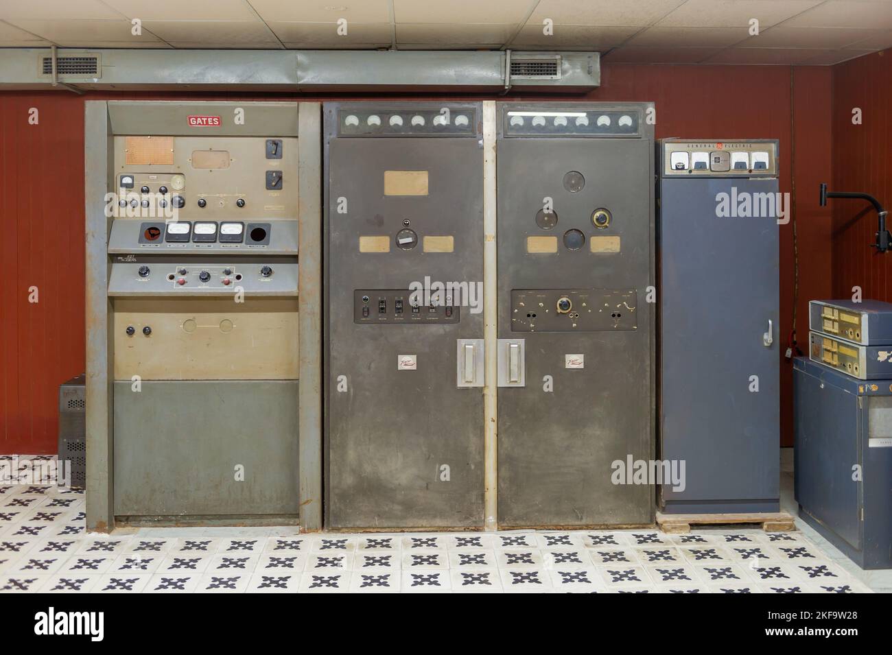 The underground Communications Centre at the Reunification Palace, Ho ...