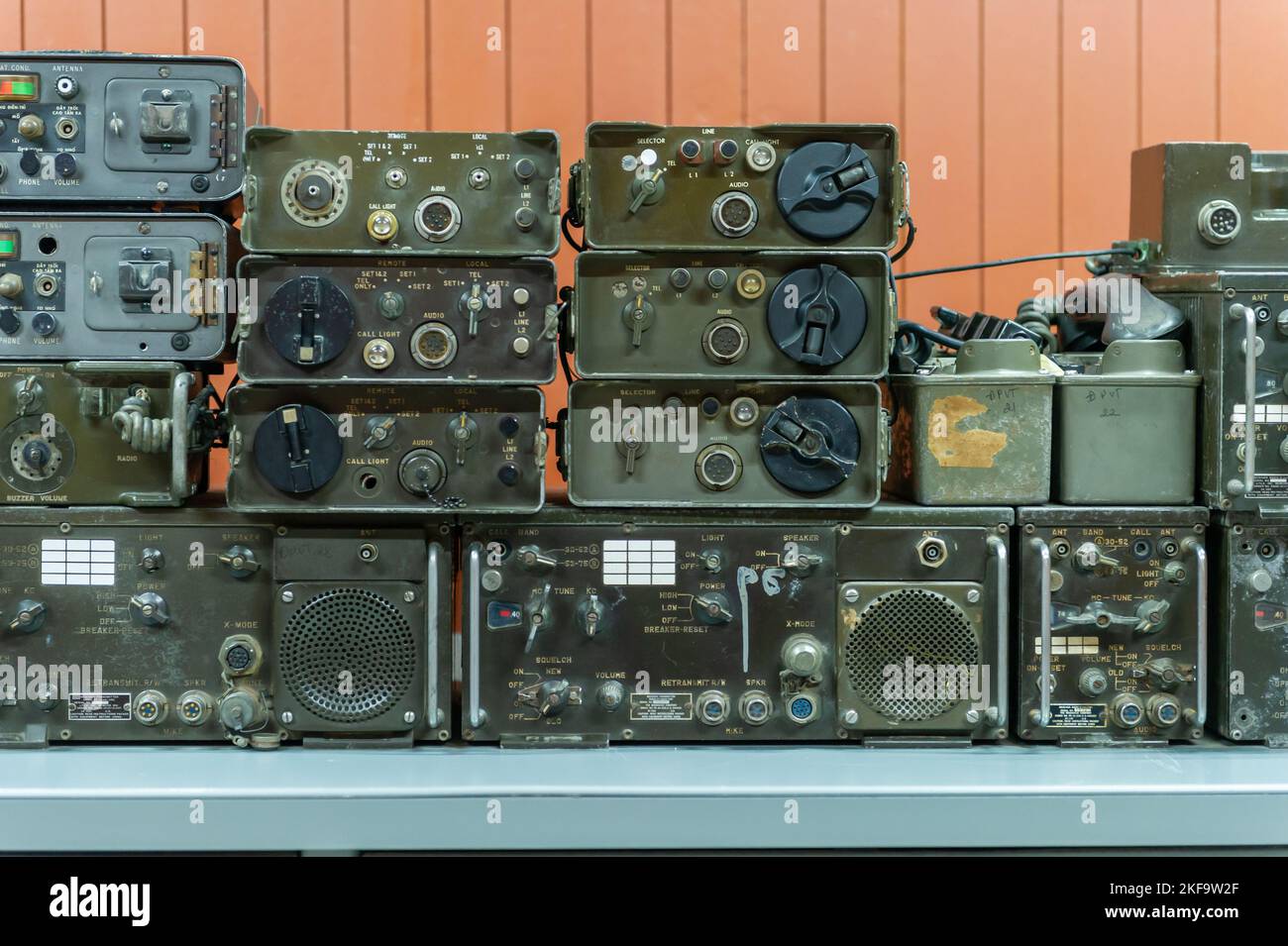 Undertground Radio Transmitters at the Reunification Palace, Ho Chi ...