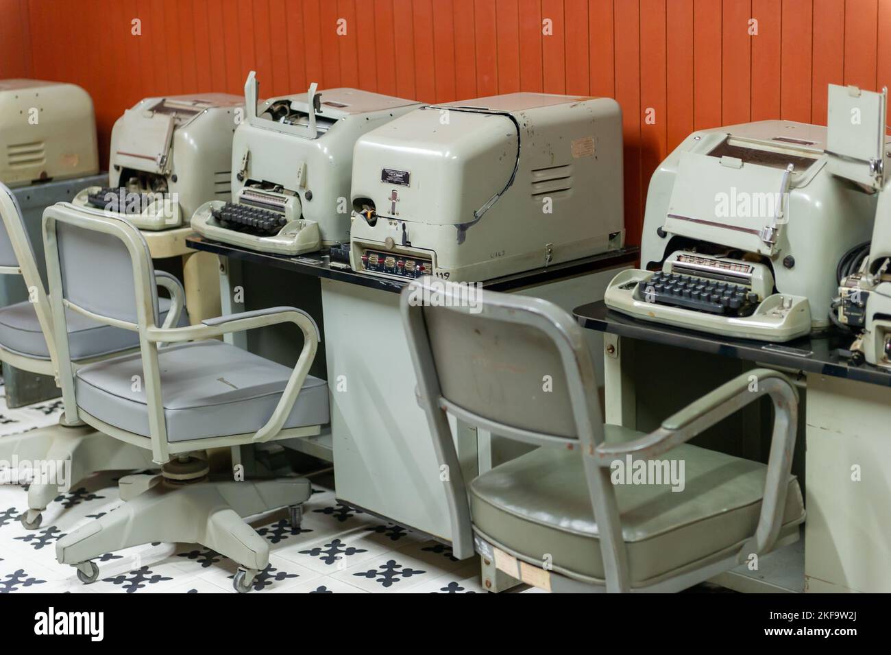 Underground Telex Machines at the Reunification Palace, Ho Chi Minh ...