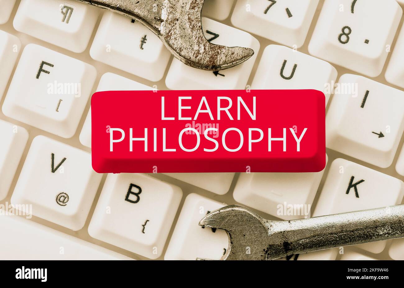 Text caption presenting Learn Philosophy. Concept meaning learn to develop sound methods of ...