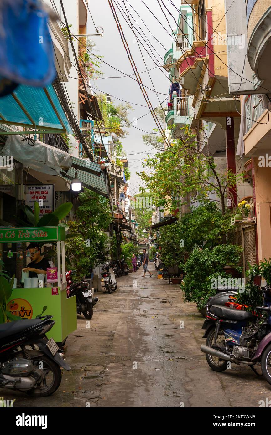 Side Streets of Ho Chi Minh City, Vietnam Stock Photo - Alamy