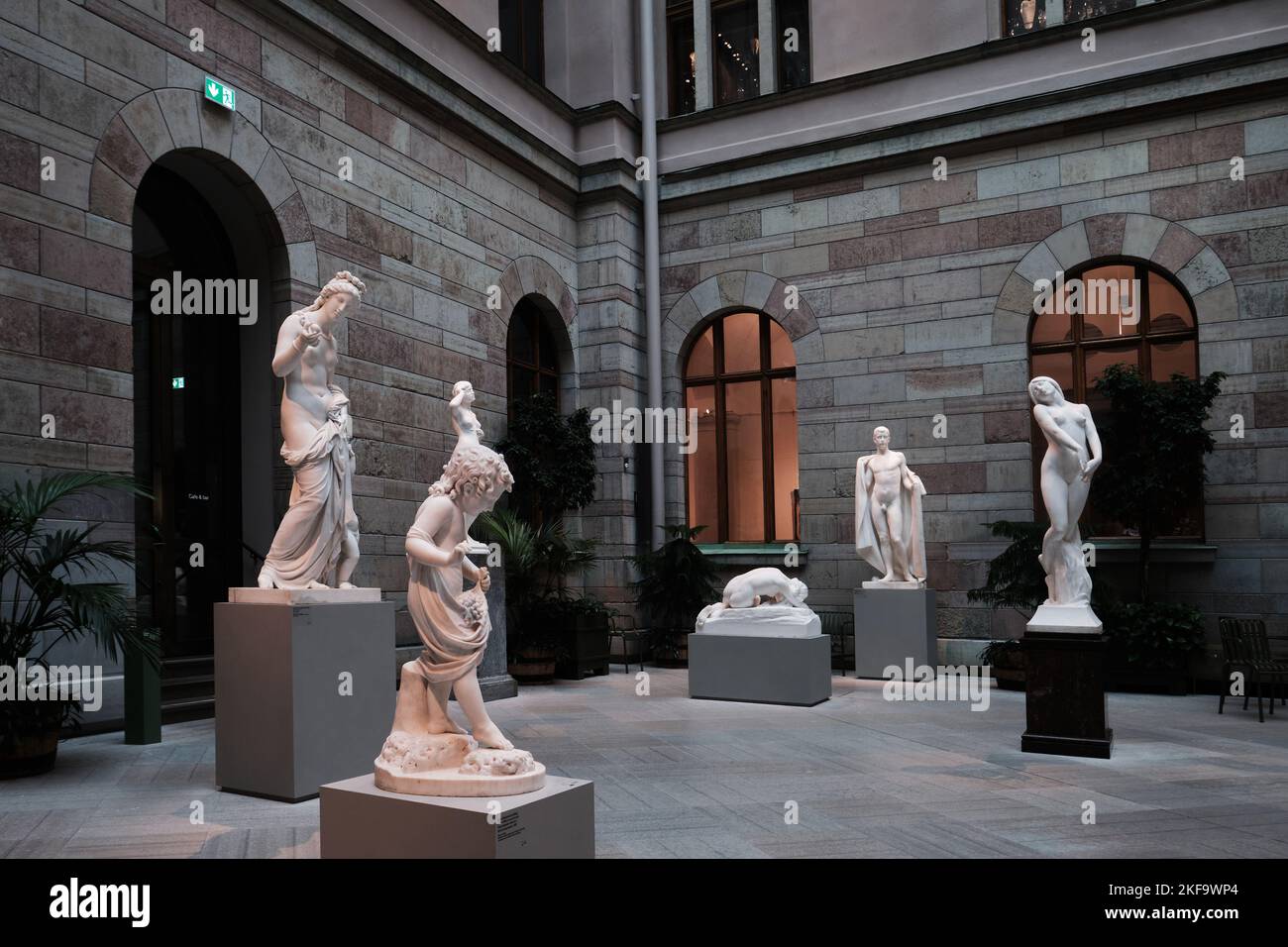 Stockholm, Sweden - Sept 2022: Interior exhibition gallery and hall ...