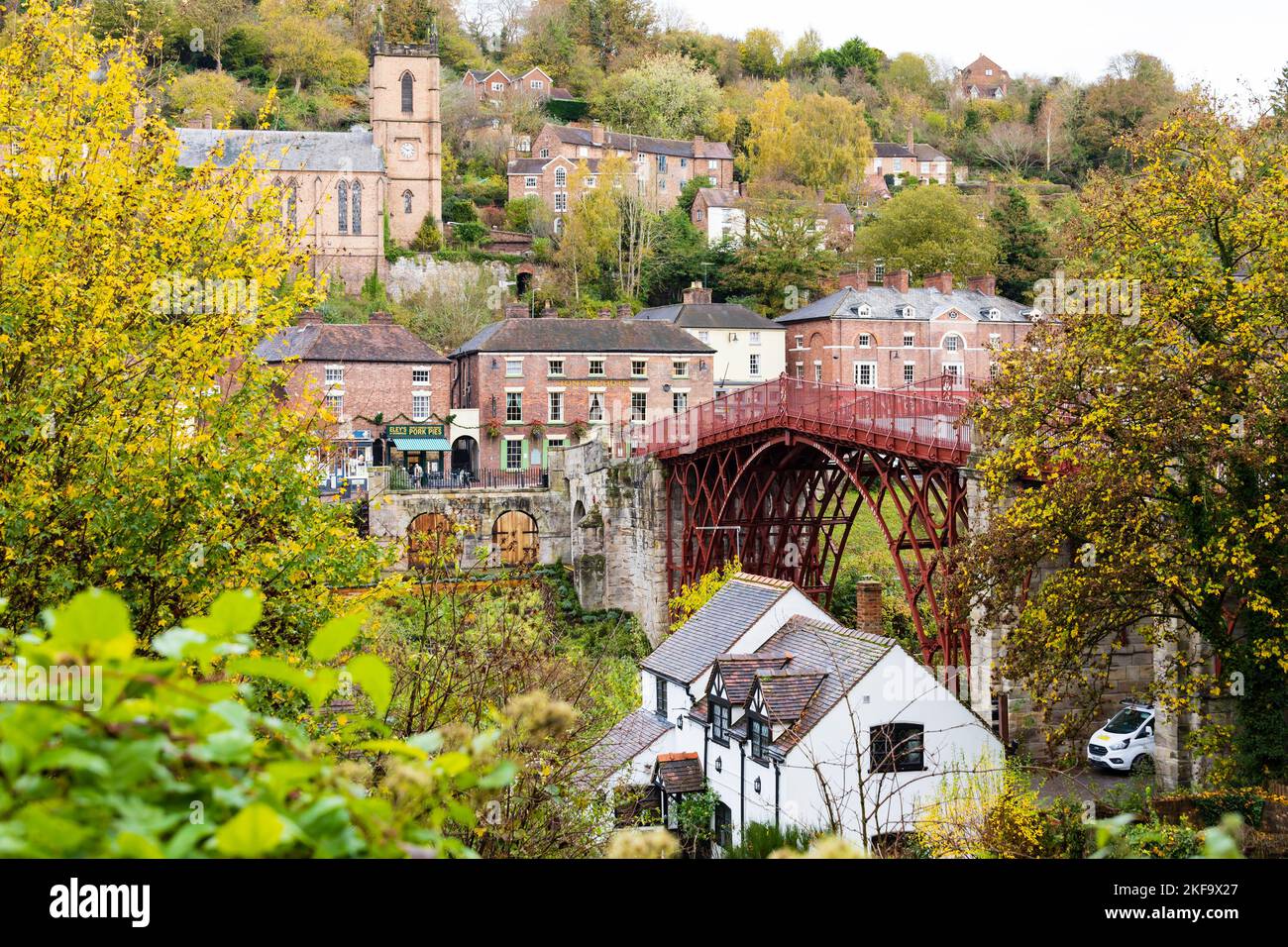 The Historic Iron Bridge. The worlds first cast iron bridge. Ironbridge ...